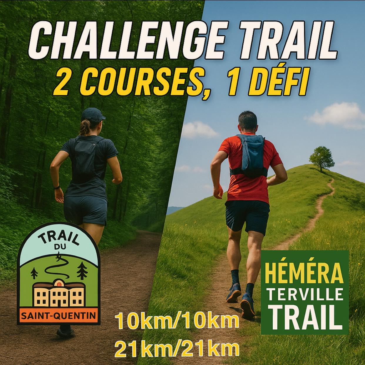 Le Challenge Hemera Terville Trail et Trail du Saint Quentin